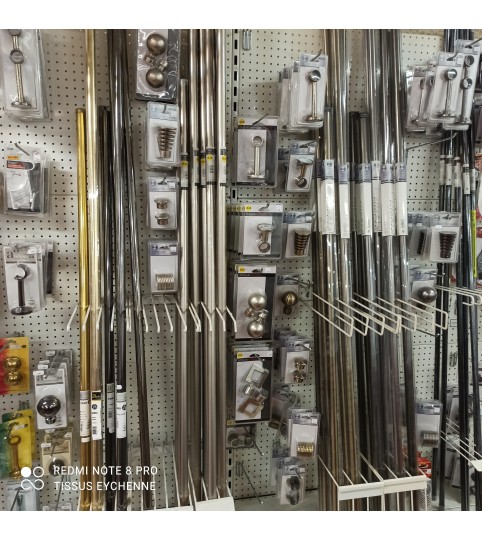 Tringles rail, alu, bois pour vos rideaux et voilages à Toulouse
