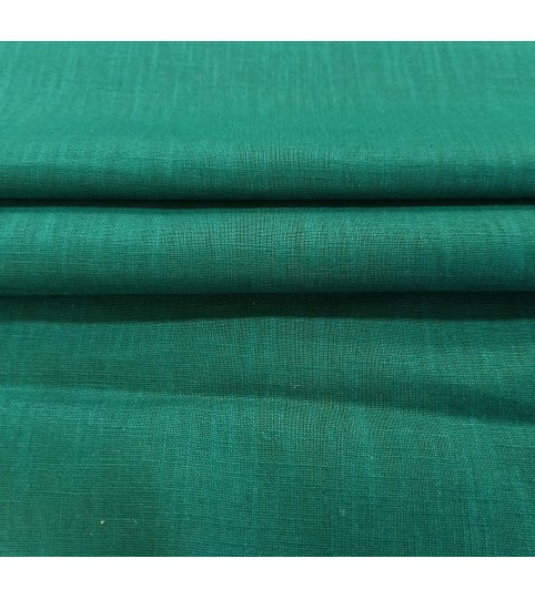 Tissu au mètre 100 % lin habillement lin couleur vert