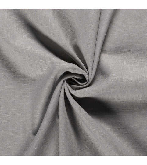 Tissu au mètre 100 % lin habillement lin couleur gris